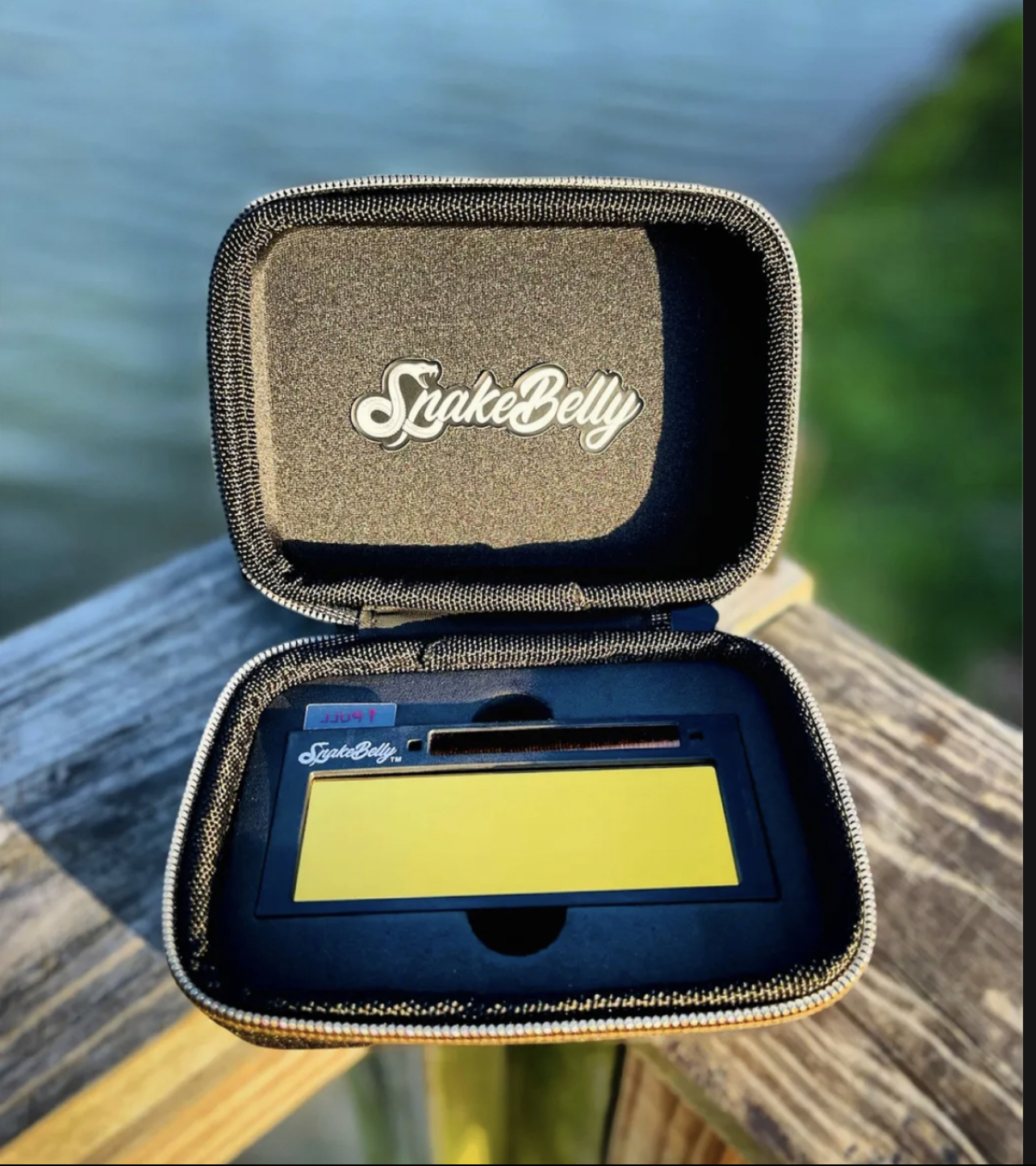 Gold Lens Blue Puddle | Snakebelly™