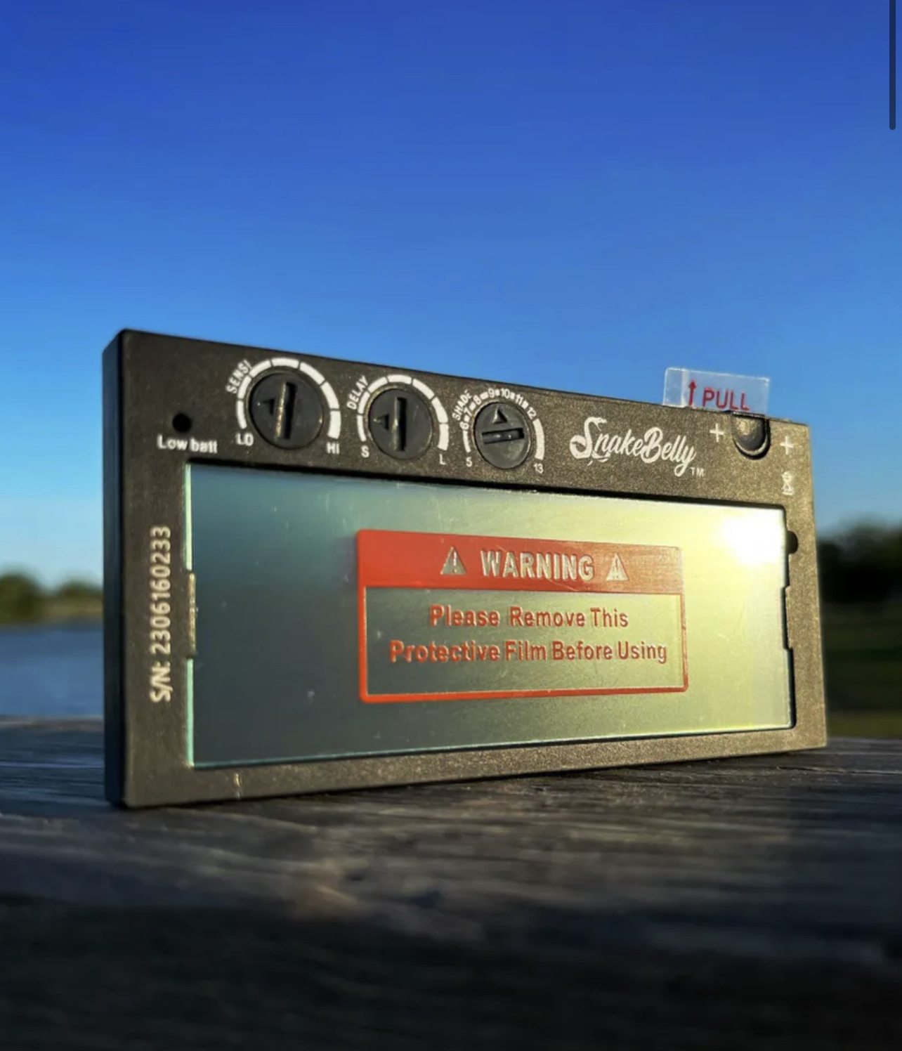 Gold Lens Blue Puddle | Snakebelly™