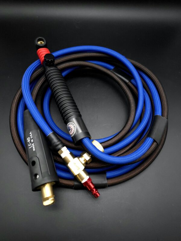17FV Blue & Black Double Line Tig Torch | Snakebelly™